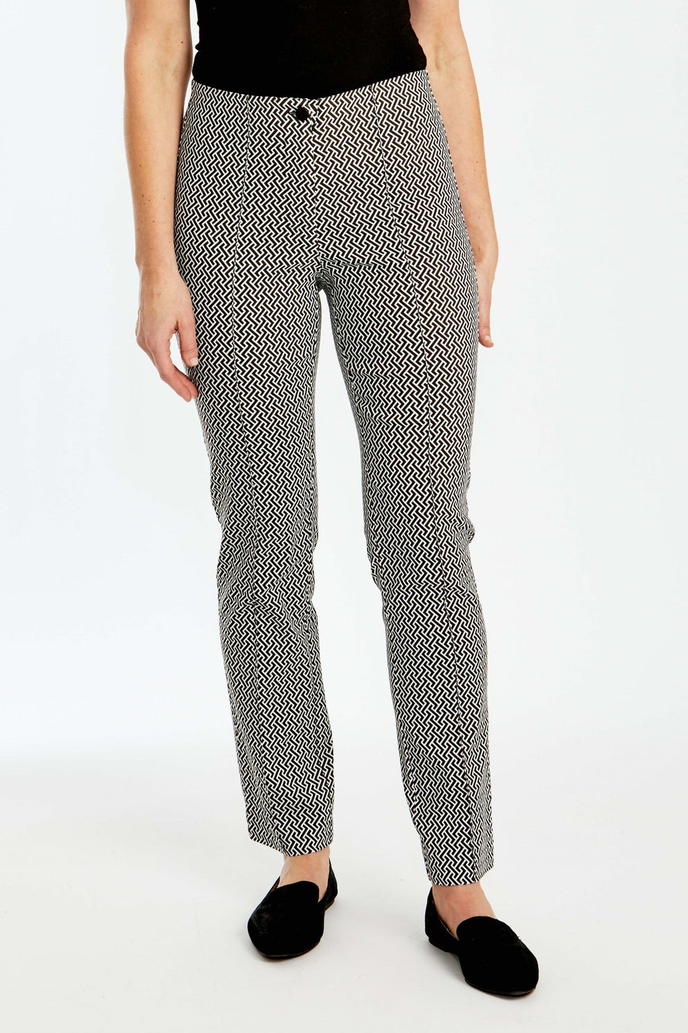 Women's Monogram Bengaline Pant in Black